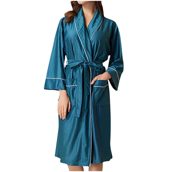Bixock Women Fall and Winter Pajamas,Women Warm Sleepwear Robes,Women’s ...