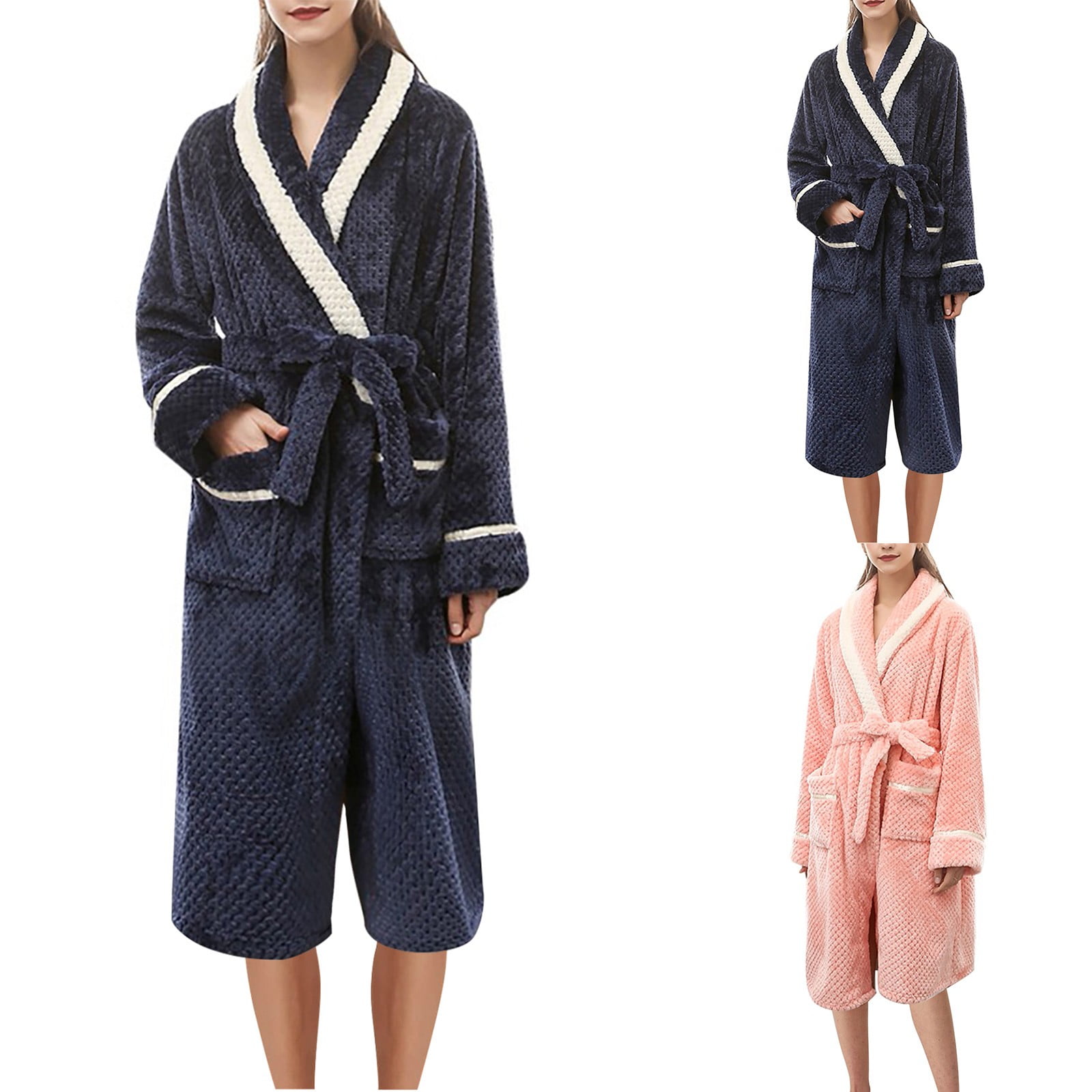 Bixock Women Fall and Winter Pajamas,Women Warm Sleepwear Robes,Women’s ...
