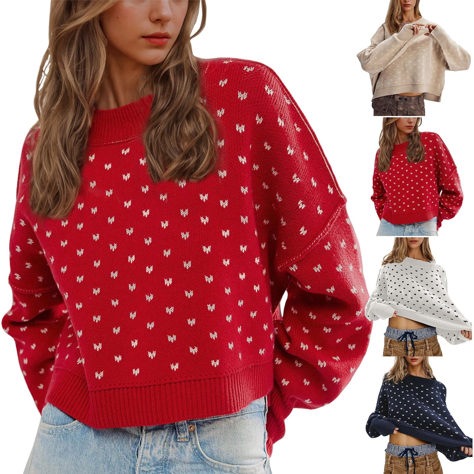 Bixock Women Fall and Winter Top,Women Sweater,Women's Comfortable ...