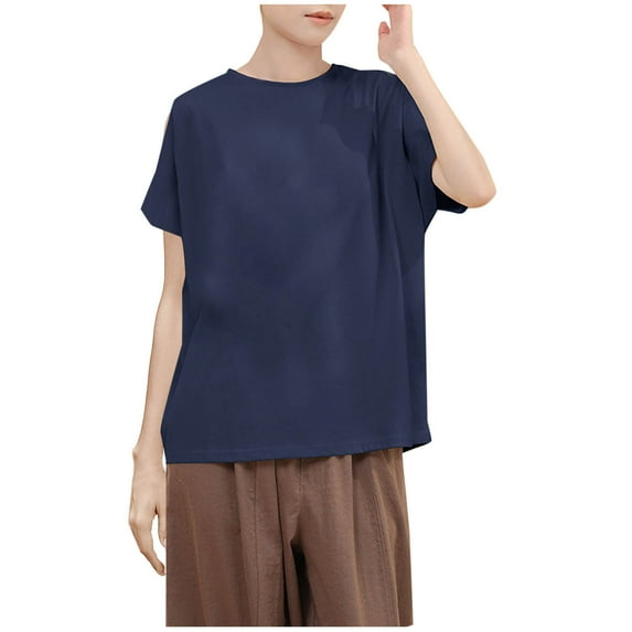 Bixock Women Lightweight Casual Tops,Fashion Blouse for Women,Solid ...