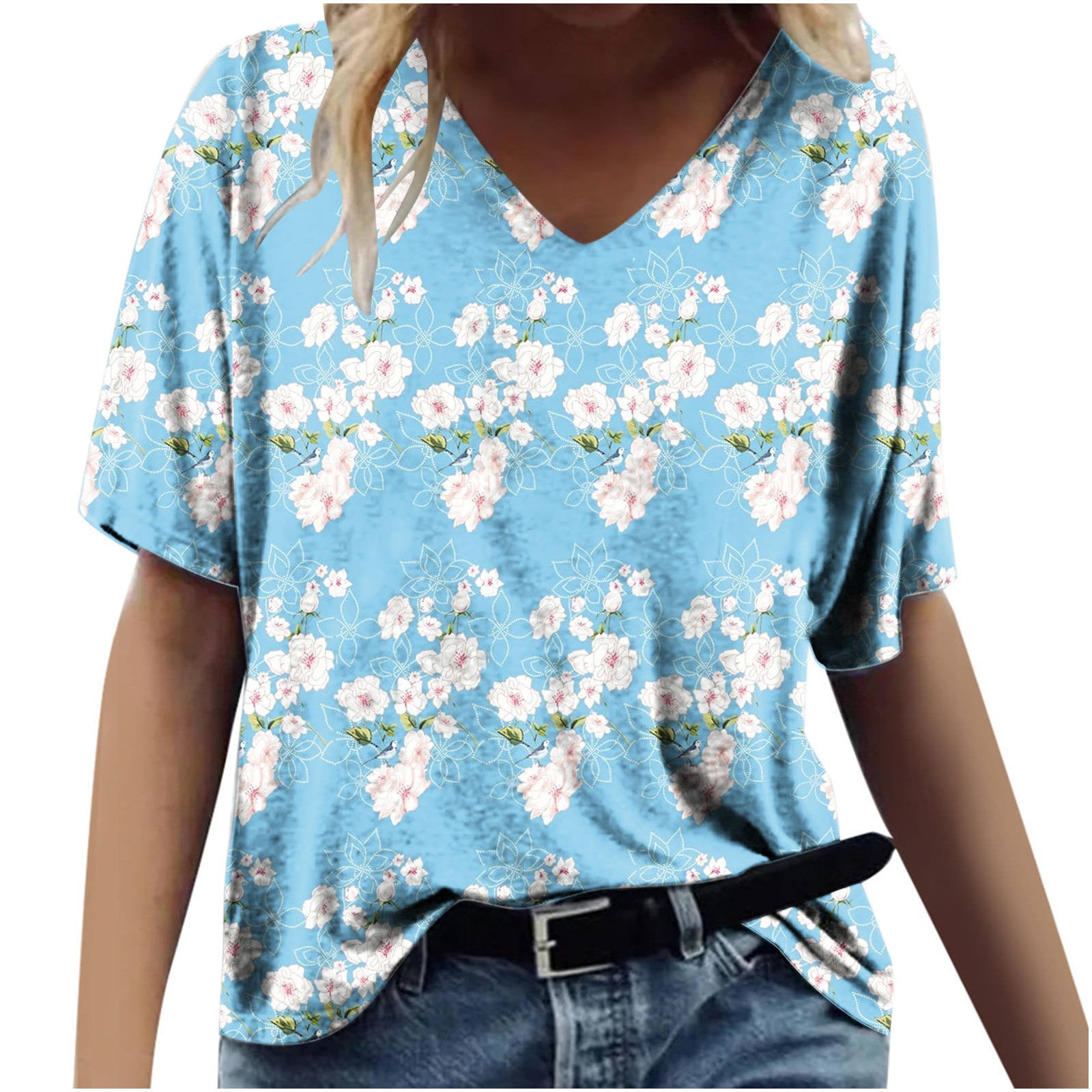 Bixock Women Lightweight Casual Tops,Fashion Blouse for Women,Solid ...