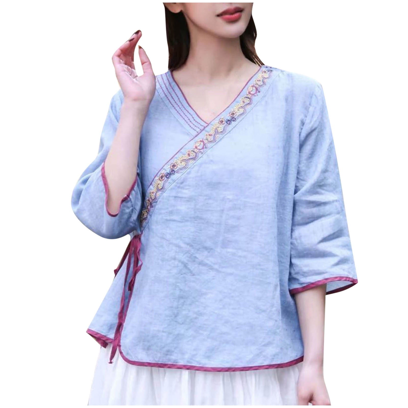 Bixock Plus Size Casual Tops for Women,Short Sleeve Shirt for Women ...