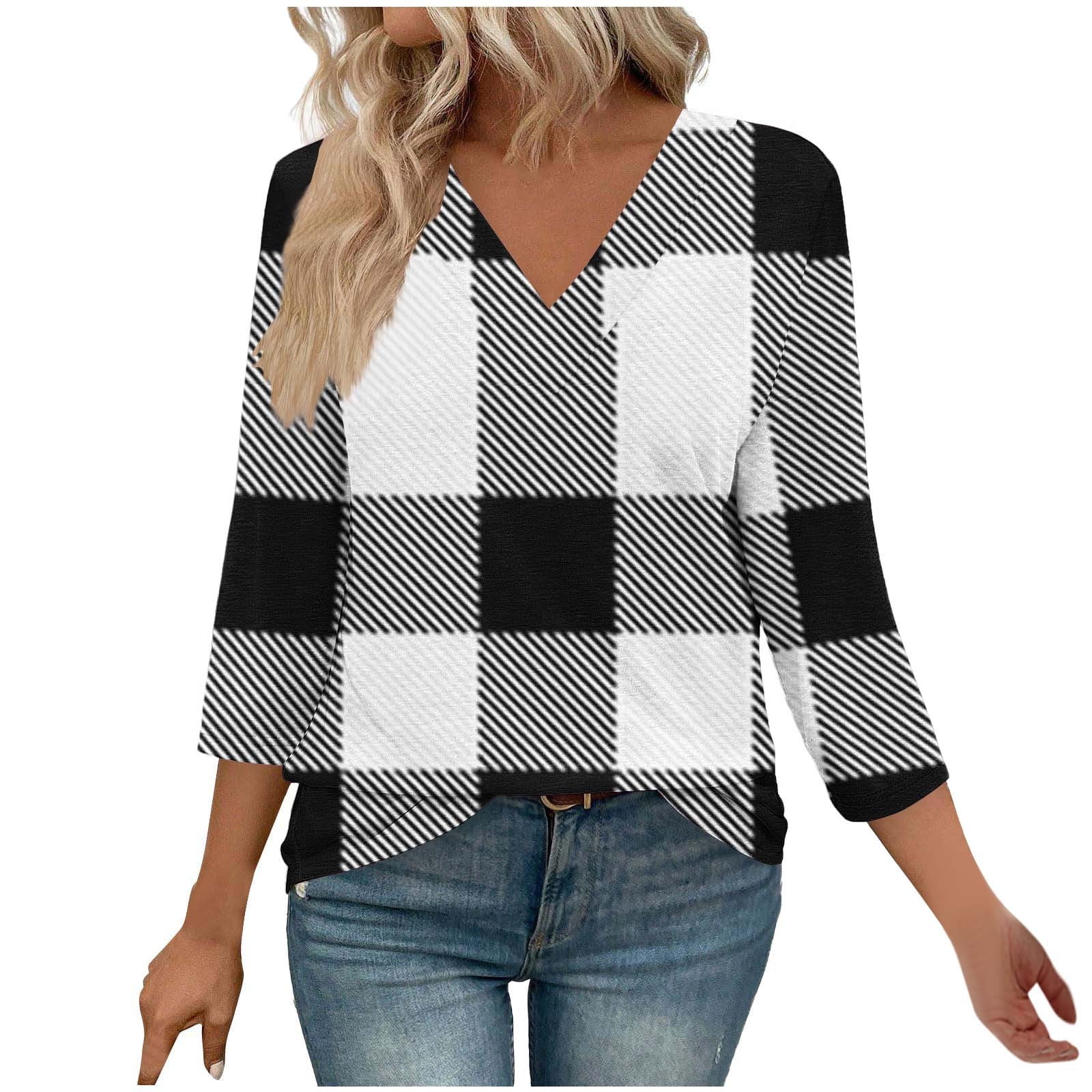 Bixock Plus Size Casual Tops for Women,Short Sleeve Shirt for Women ...