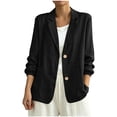 Bixock Women's Blazer Business Casual Elasticated Elastic Suits Jackets ...
