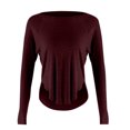 Bixock Women's Maternity Tops Round Neck Long Sleeve Yoga Maternity T ...