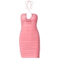 Bixock Women's Mini Summer Dresses Tank Dress Sleeveless Backless ...