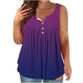 Bixock Women's Summer Tank Tops Casual Sleeveless Shirts Solid Color ...