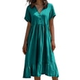 Bixock Women's Summer Maternity Dress for Photoshoot Bow V Neck Short ...