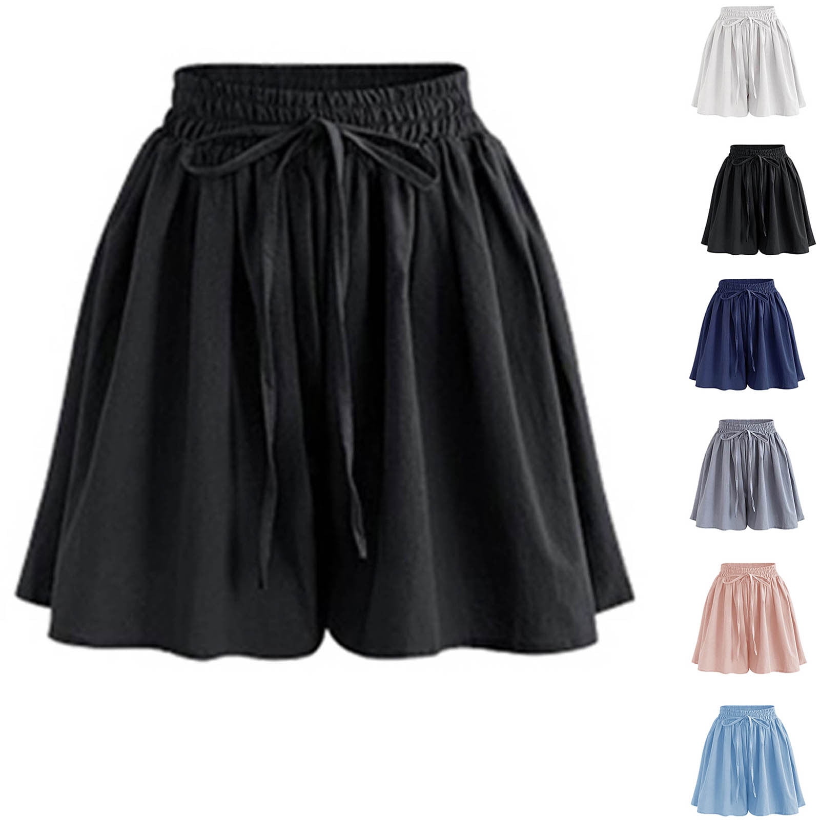 Bixock Women's Workout Shorts Athletic Running Shorts Solid Color ...