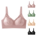 Bixock Womens Push Up Wireless Seamless Bras Jelly Full Coverage ...