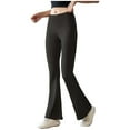 Bixock Yoga Pants for Women Flare Leg Pants Loose Wide Leg Solid Color ...