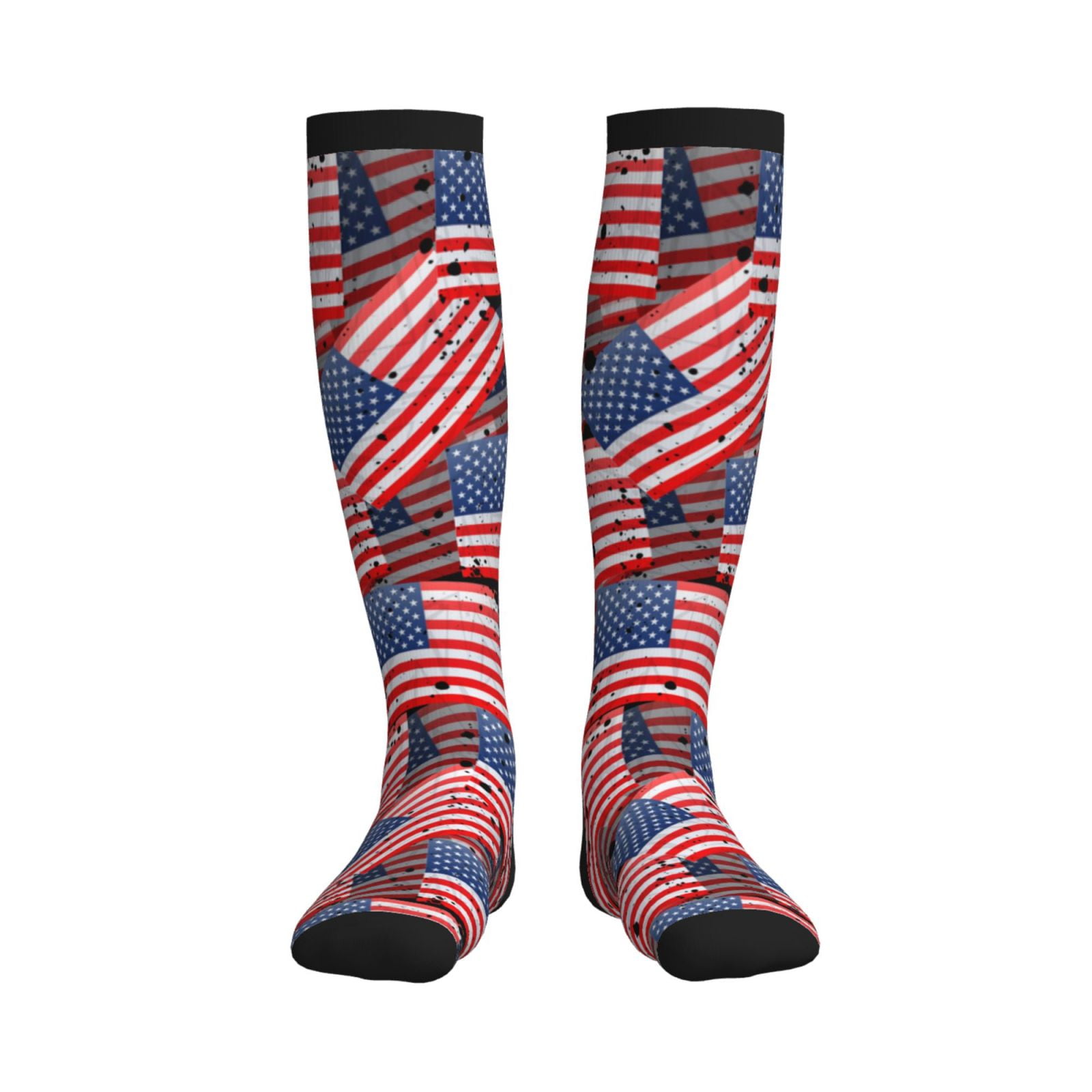 Bixox America Flags1 Print Compression Socks,Compression Socks Women ...