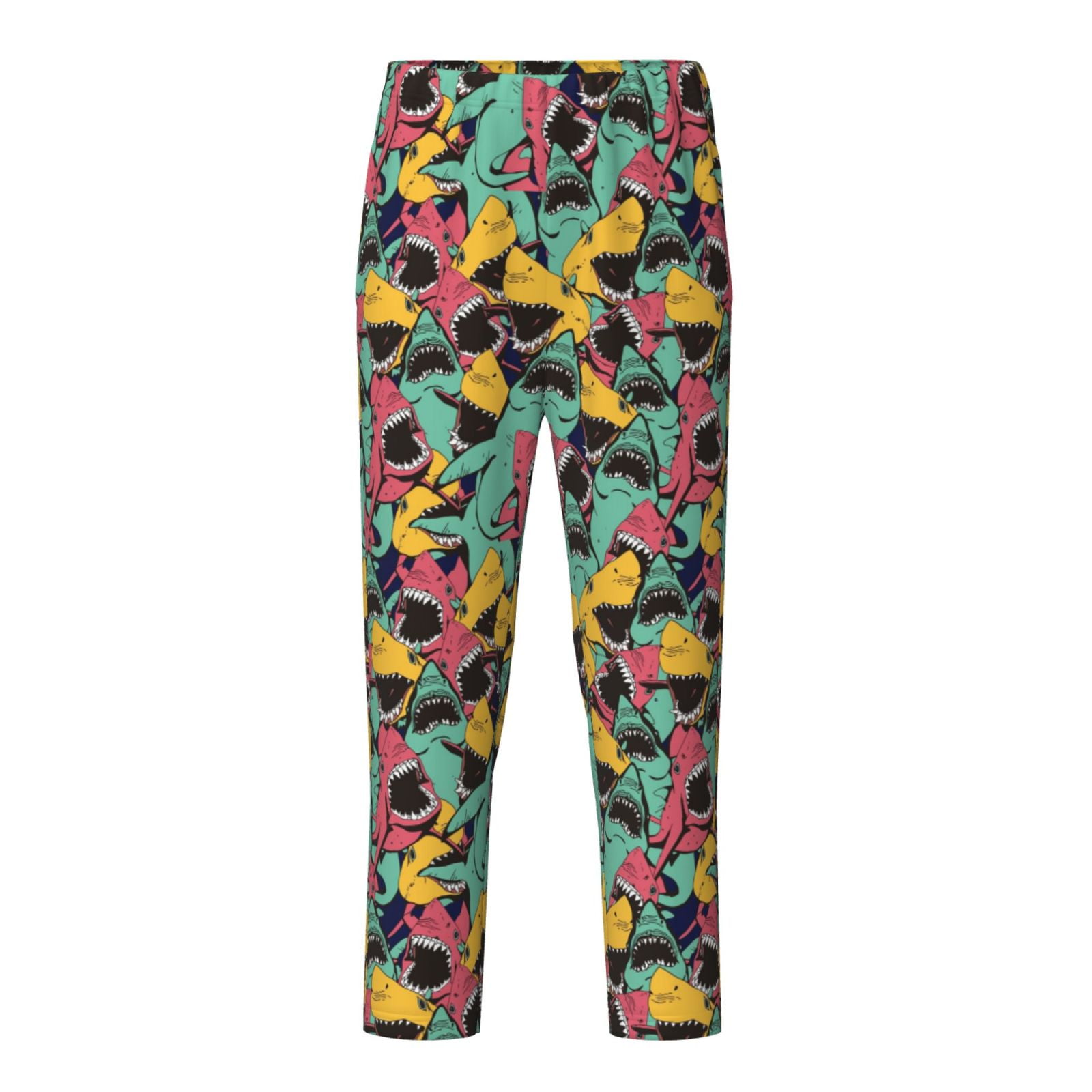 Bixox Angry Shark Pattern Print Boys Pajama Pants Sleep Pants Soft ...