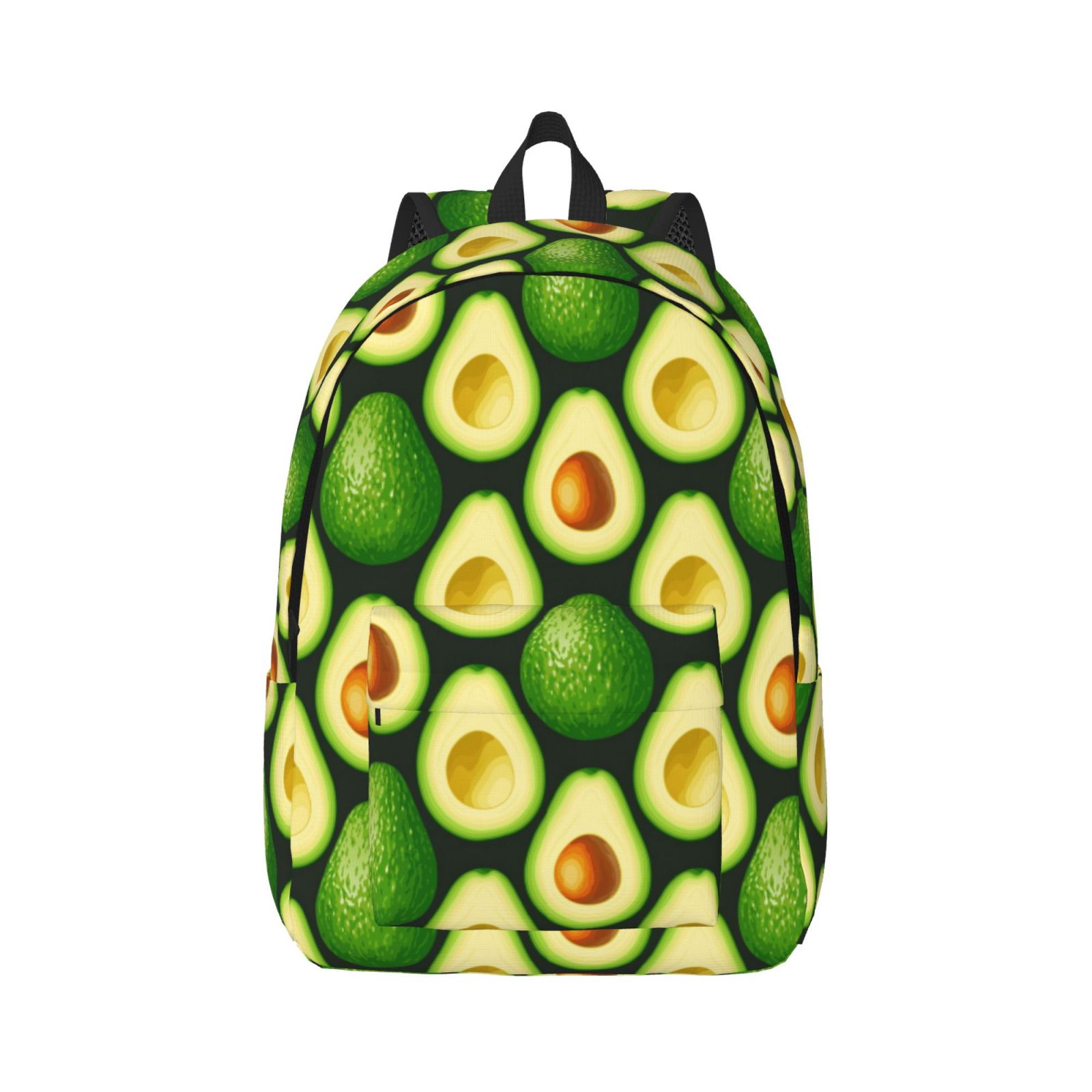 Bixox Avocado Printing Canvas Backpack Lightweight Casual Travel ...