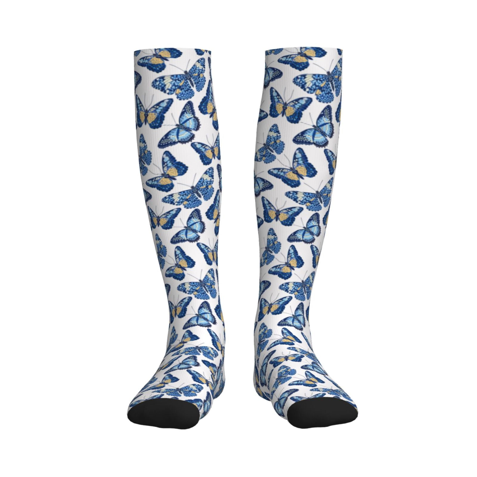 Bixox Beautiful Butterflies Print Compression Socks,Compression Socks ...
