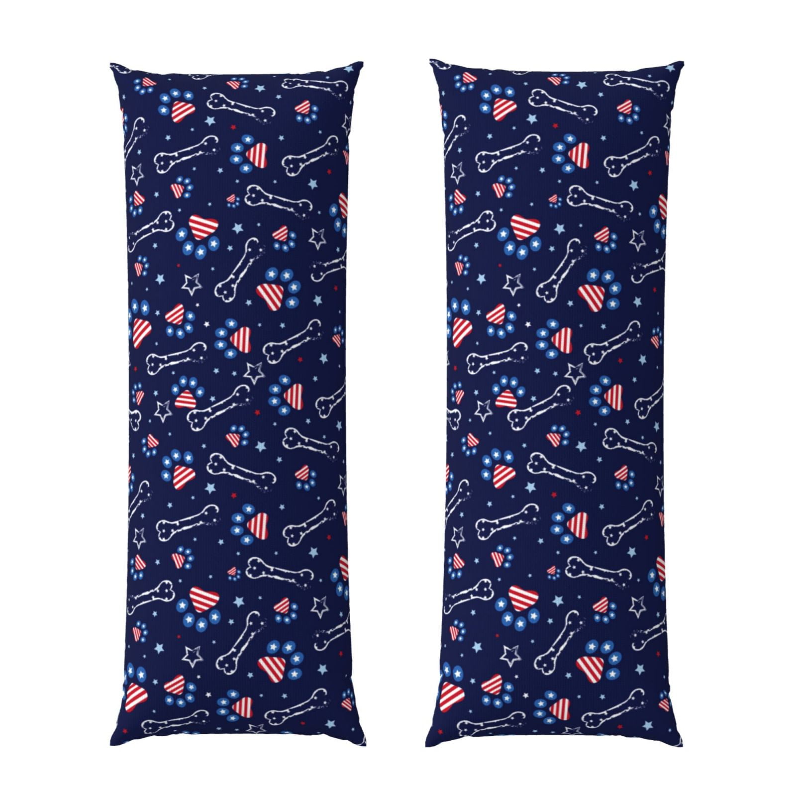 Bixox Bone And Star For American Print Body Pillow Cover with Zipper ...