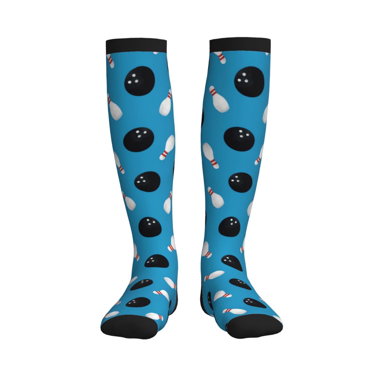 Bixox Bowling Balls Print Compression Socks,Compression Socks Women ...