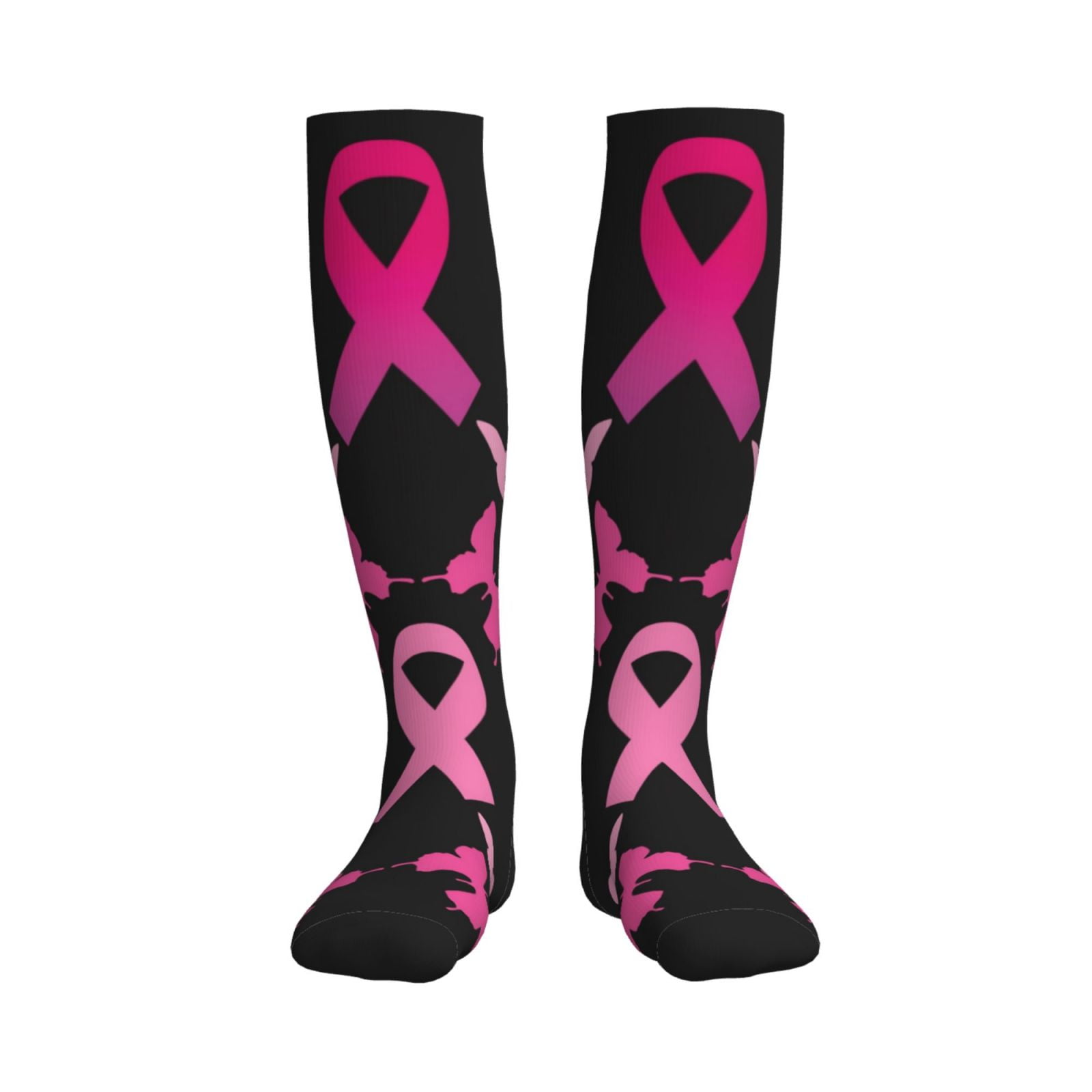 Bixox Breast Cancer Print Compression Socks,Compression Socks Women ...