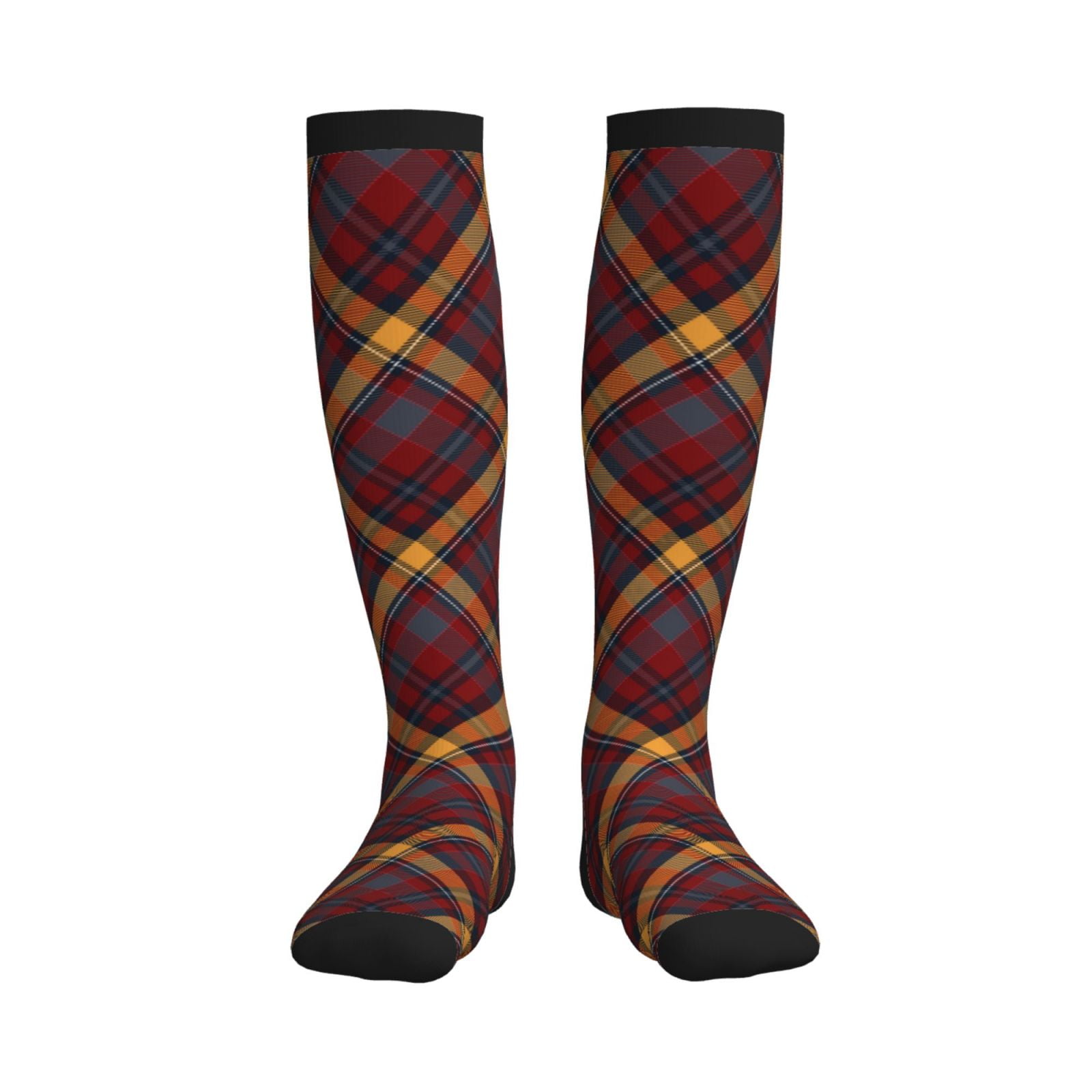Bixox Buffalo Check Plaid Print Compression Socks,Compression Socks ...