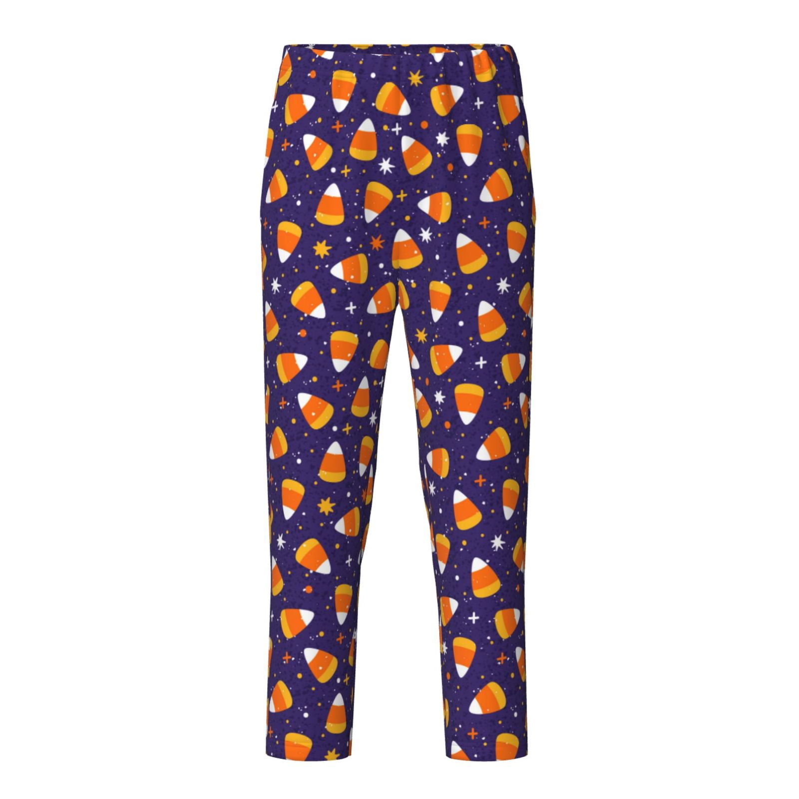 Bixox Candy Corn (2) Print Boys Pajama Pants Sleep Pants Soft Elastic ...