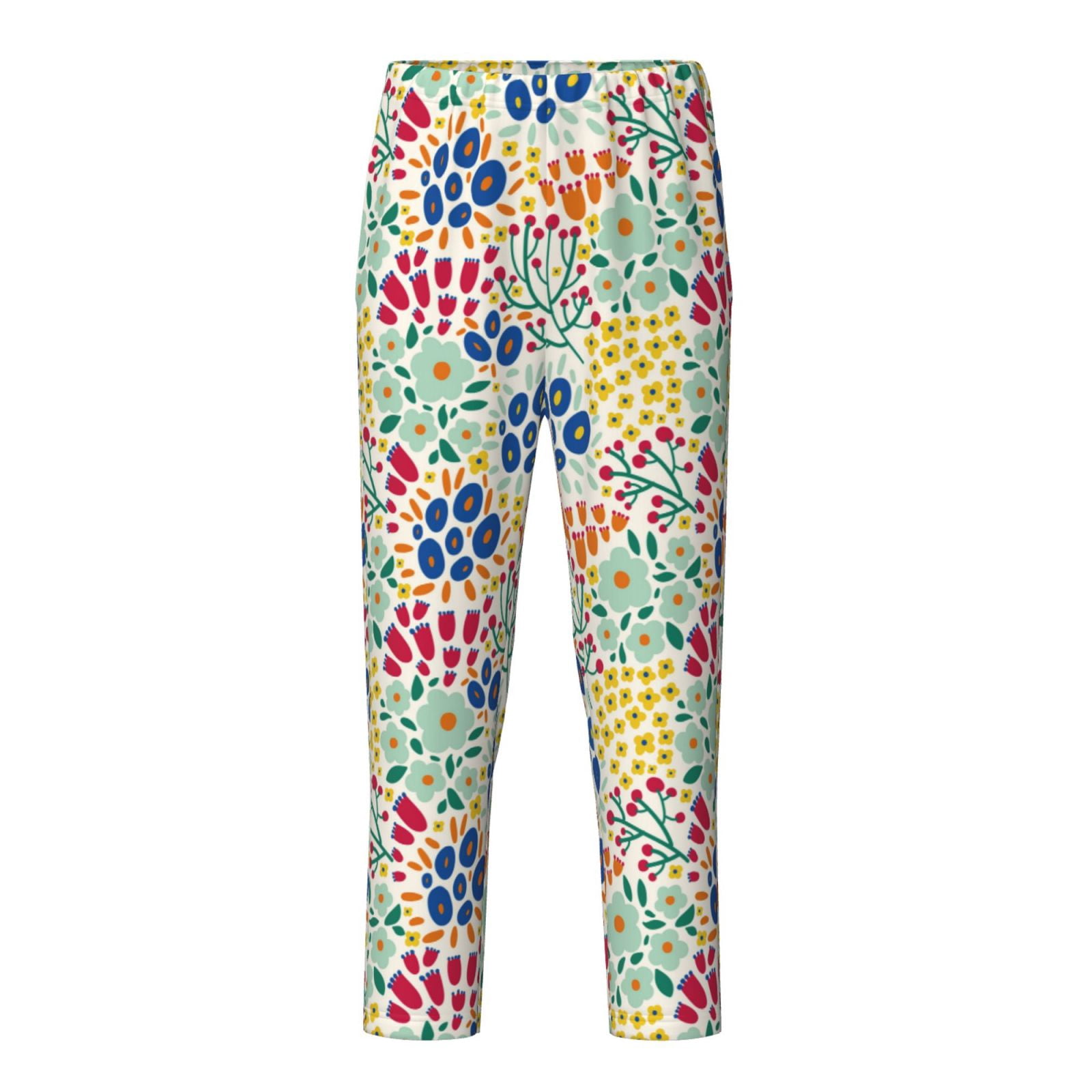 Bixox Cartoon Flowers Print Boys Pajama Pants Sleep Pants Soft Elastic ...