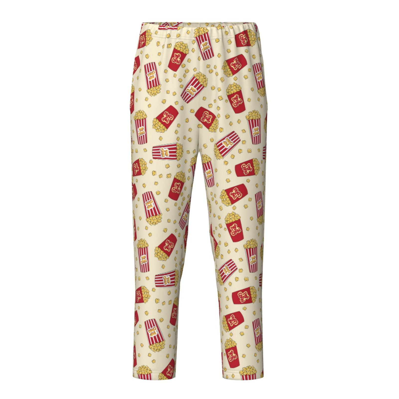 Bixox Cartoon Popcorn Print Boys Pajama Pants Sleep Pants Soft Elastic ...