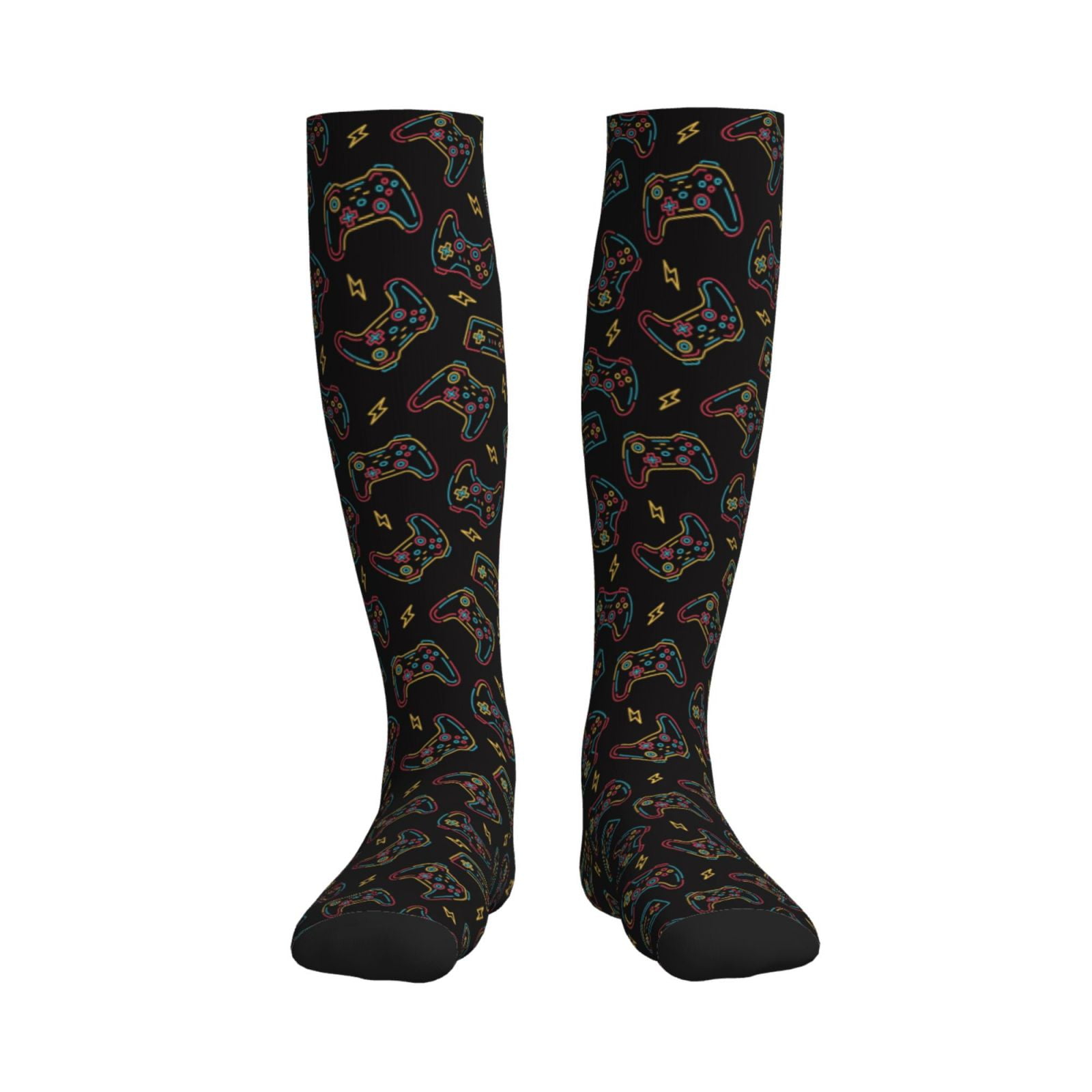 Bixox Colorful Game Controller Print Compression Socks,Compression ...