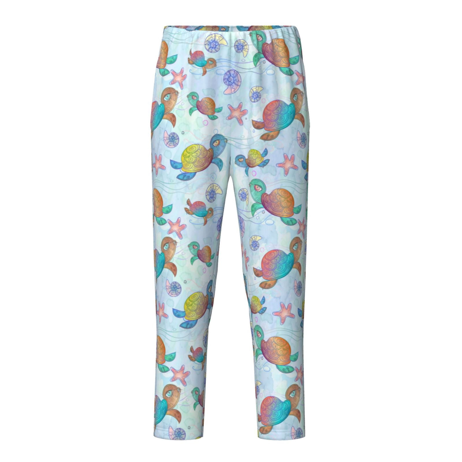 Bixox Colorful Sea Turtle Print Boys Pajama Pants Sleep Pants Soft ...