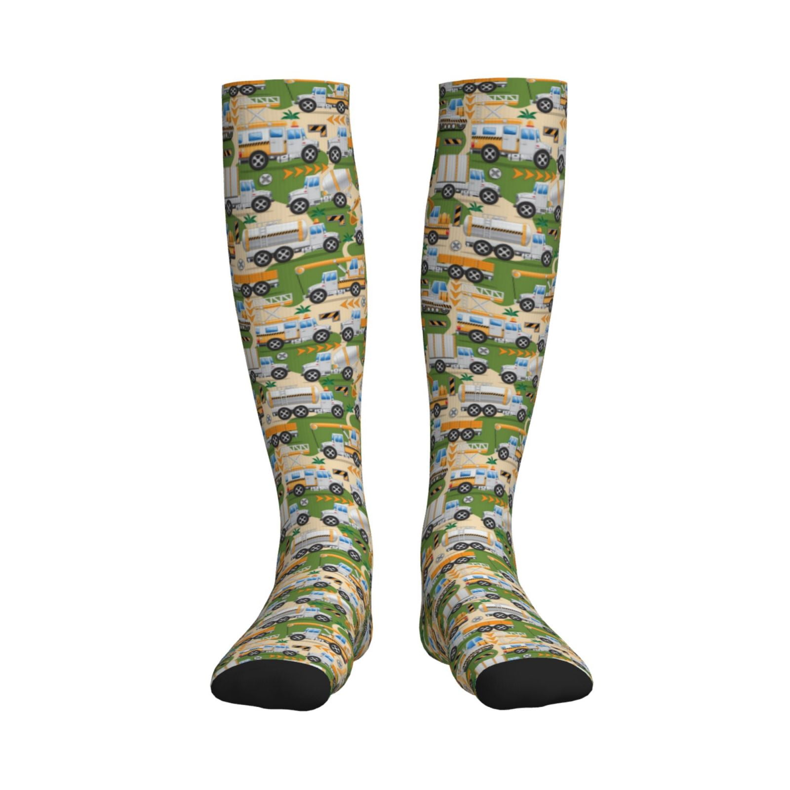 Bixox Construction Machinery1 Print Compression Socks,Compression Socks ...