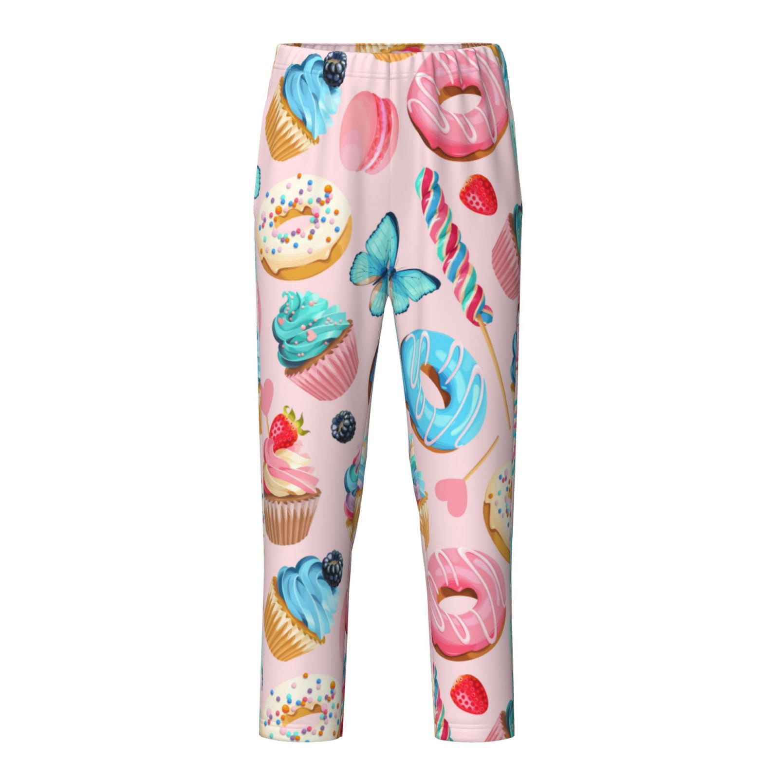 Bixox Cupcakes and Donuts Print Boys Pajama Pants Sleep Pants Soft ...