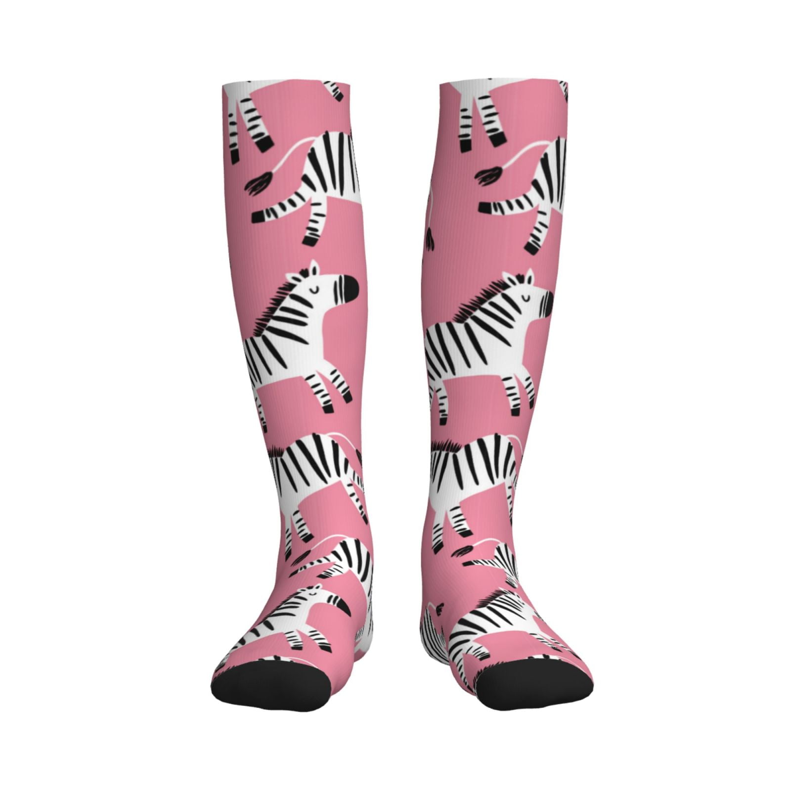 Bixox Cute Cartoon Zebra Print Compression Socks,Compression Socks ...
