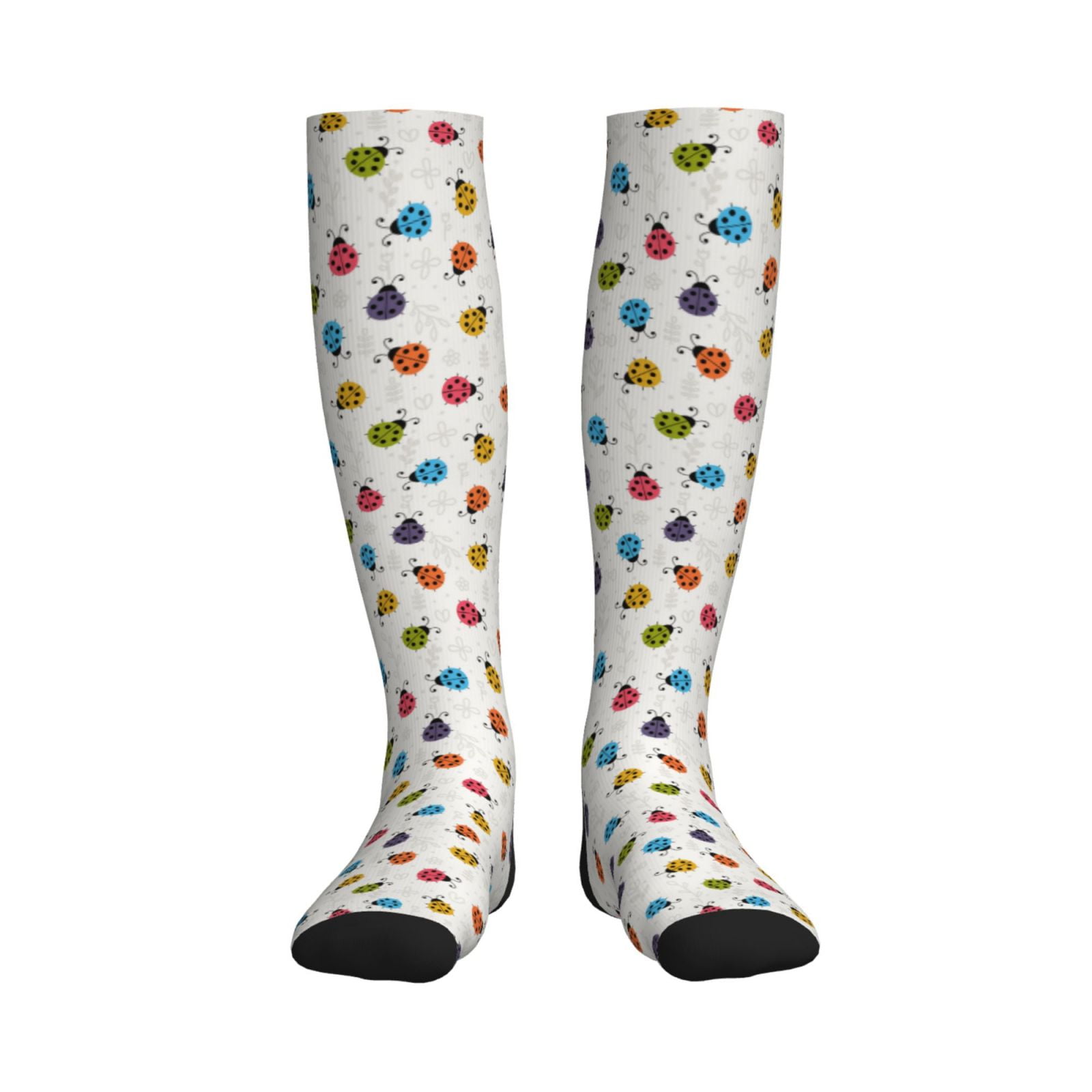 Bixox Cute Ladybugs Print Compression Socks,Compression Socks Women ...