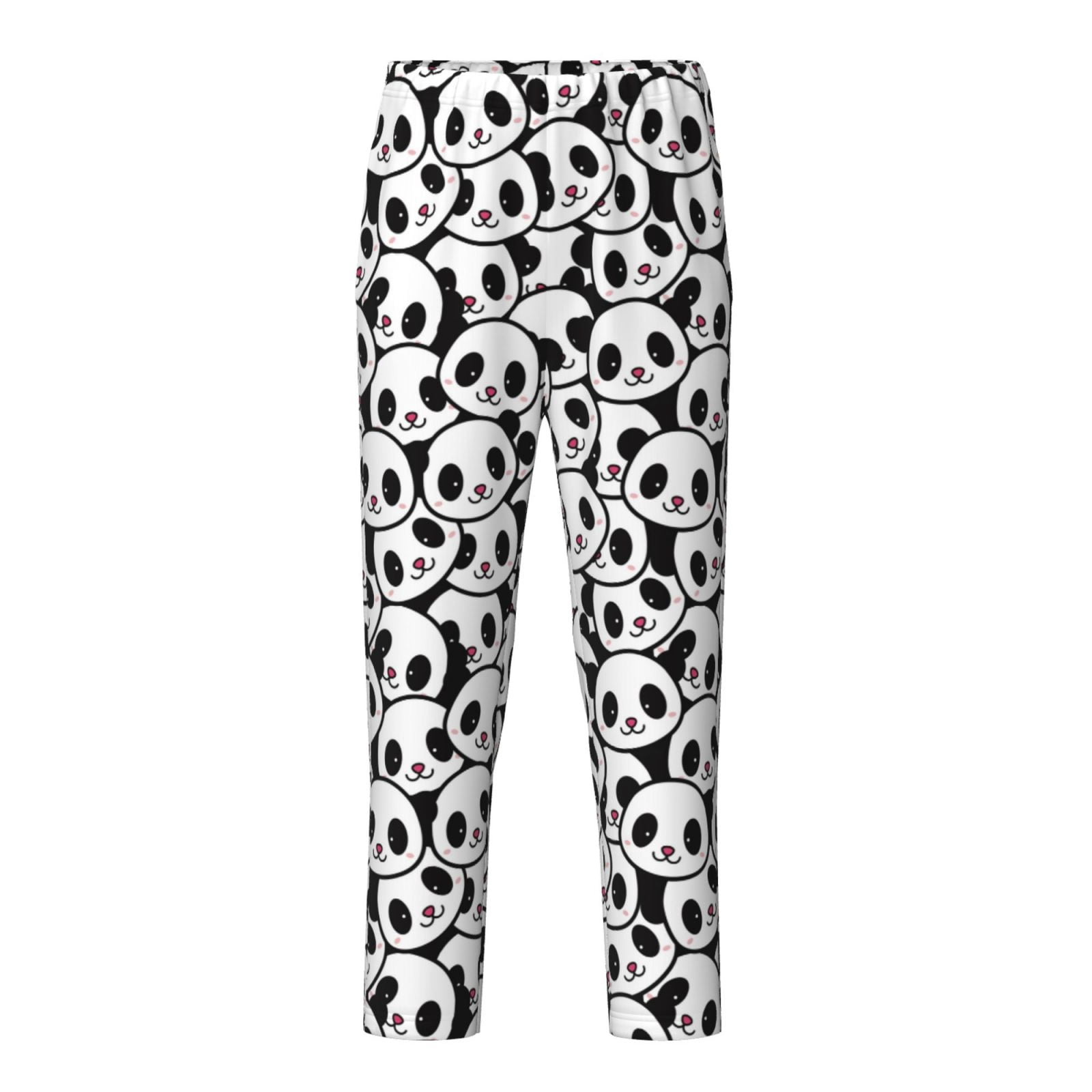 Bixox Cute Panda Print Boys Pajama Pants Sleep Pants Soft Elastic Waist ...