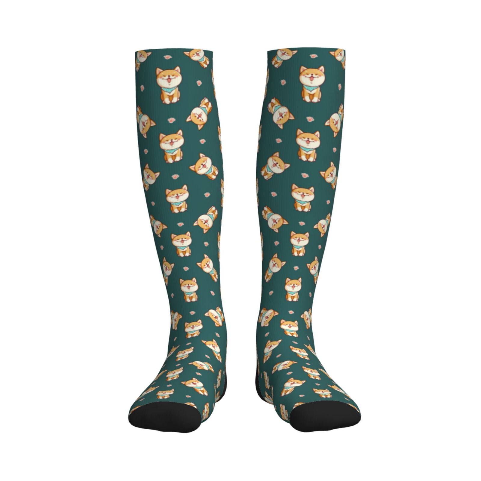 Bixox Cute Shiba Print Compression Socks,Compression Socks Women & Men ...