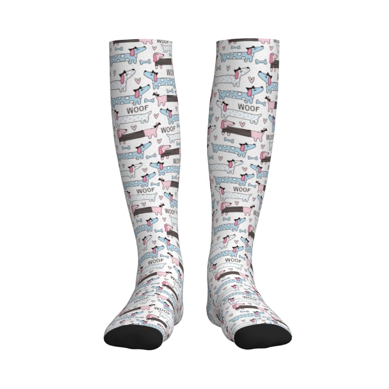Bixox Dachshund Dog Puppy Print Compression Socks,Compression Socks ...