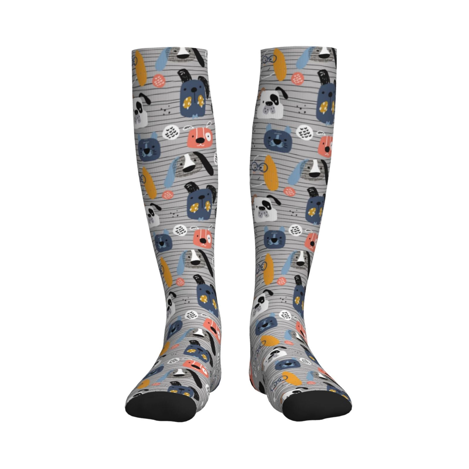 Bixox Dog Print Compression Socks,Compression Socks Women & Men ...