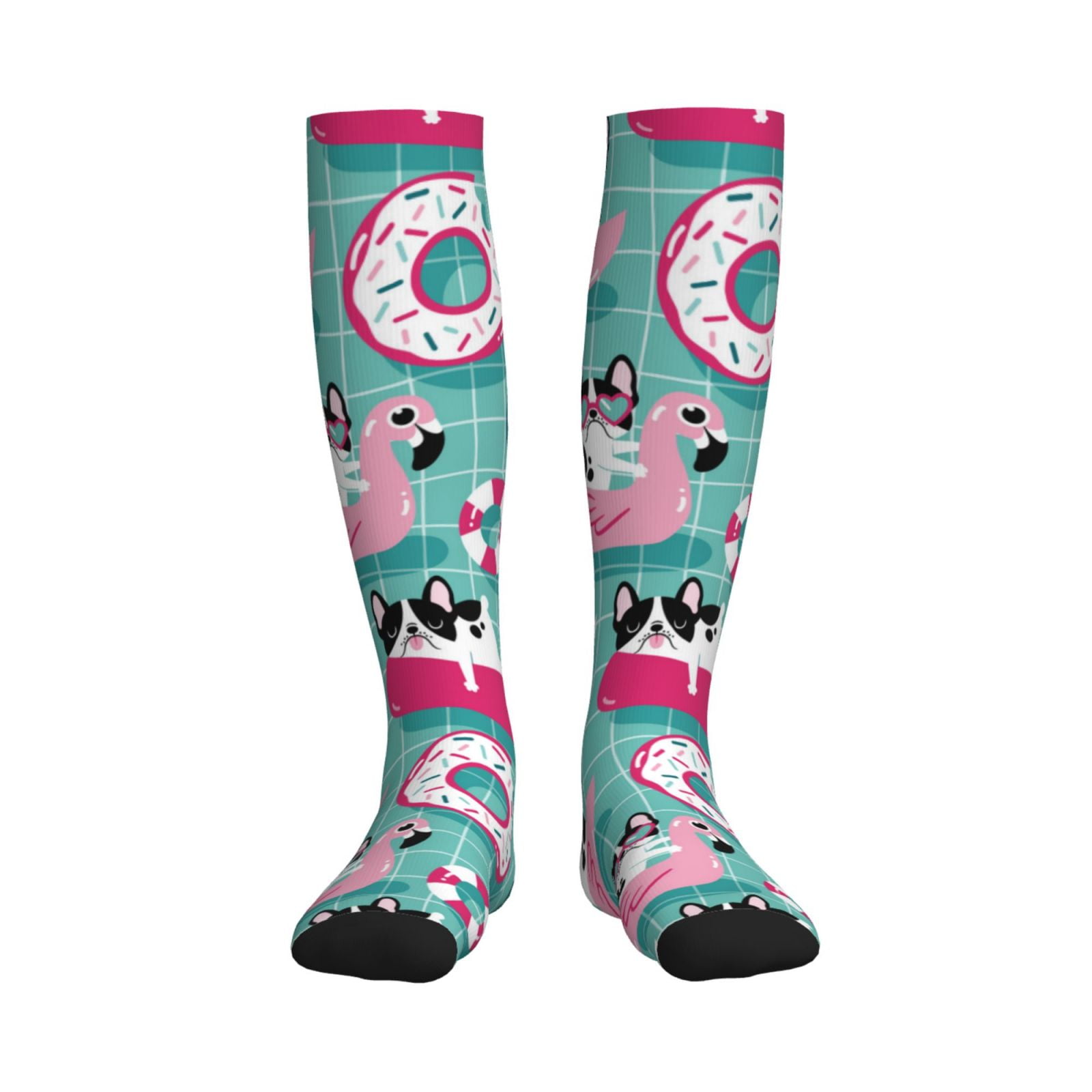 Bixox Dogs With Swimming Print Compression Socks,Compression Socks ...