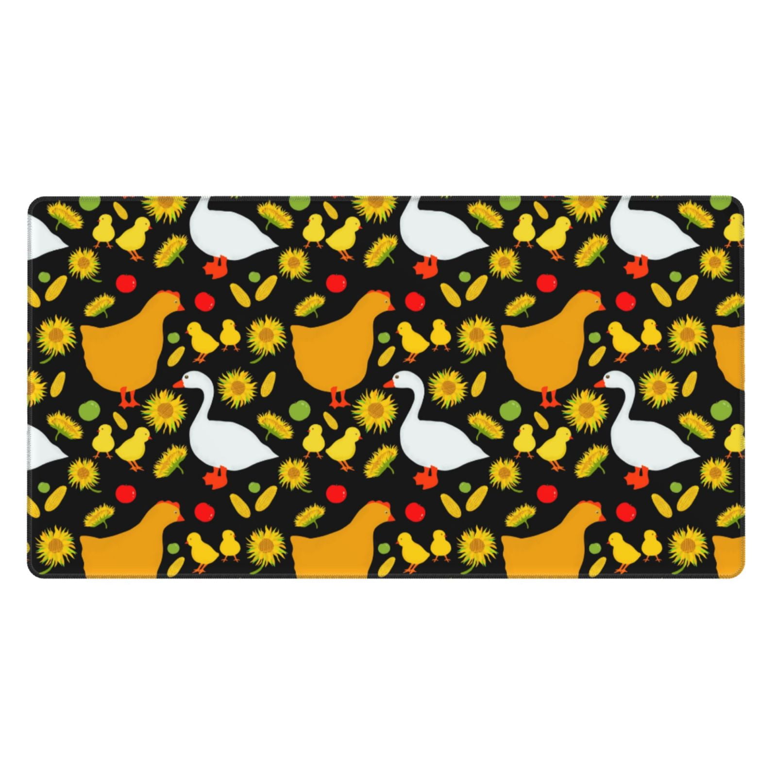 Bixox Farm Goose Pattern Gaming Mouse Pad with Stitched Edges ...