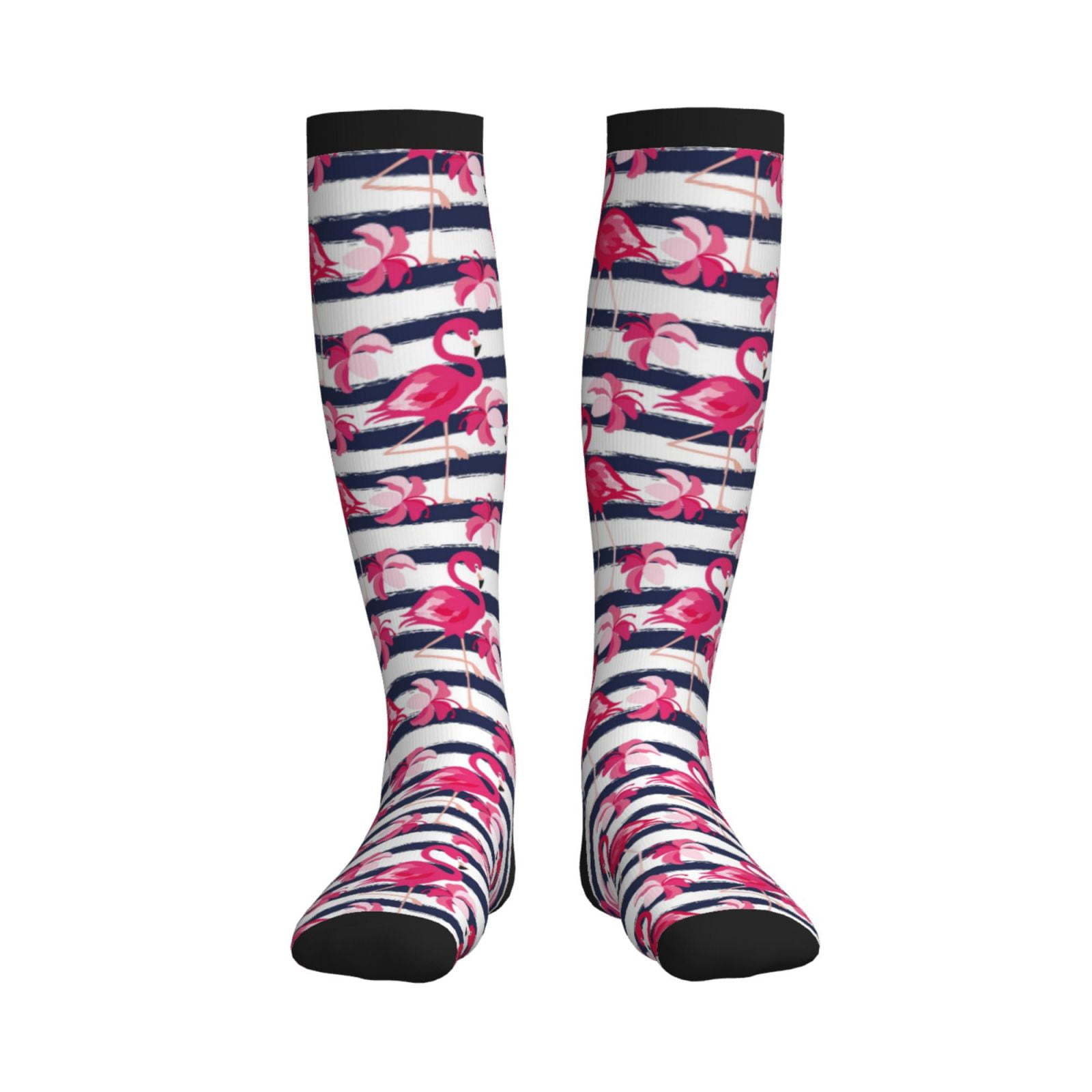 Bixox Flamingos Print Compression Socks,Compression Socks Women & Men ...