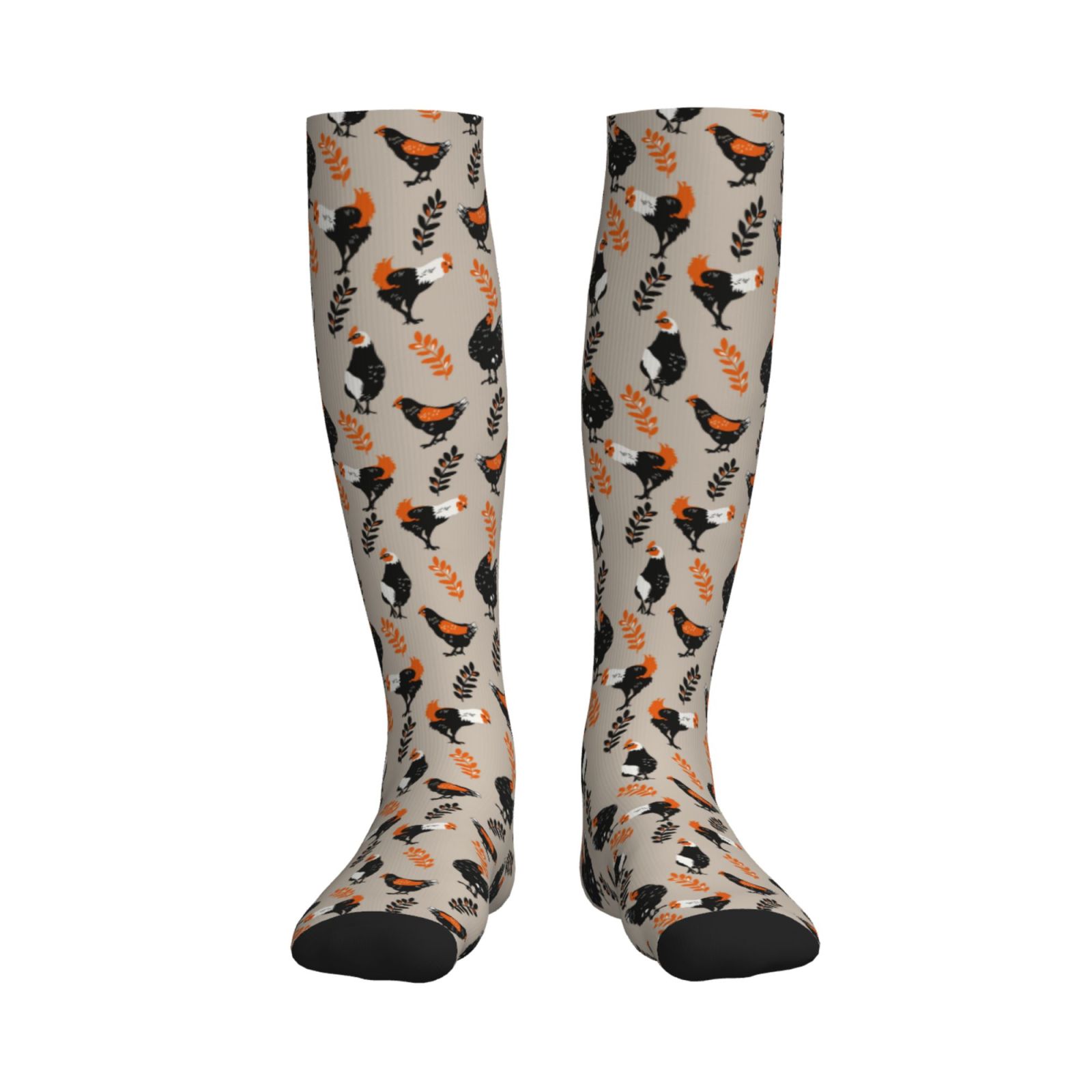 Bixox Funny Chicken Print Compression Socks,Compression Socks Women ...