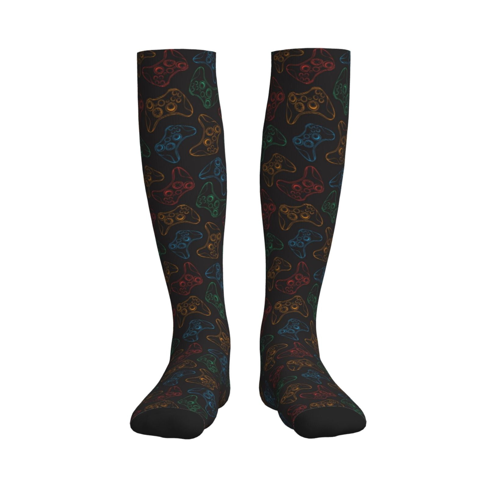 Bixox Gamepad Joystick Game Print Compression Socks,Compression Socks ...