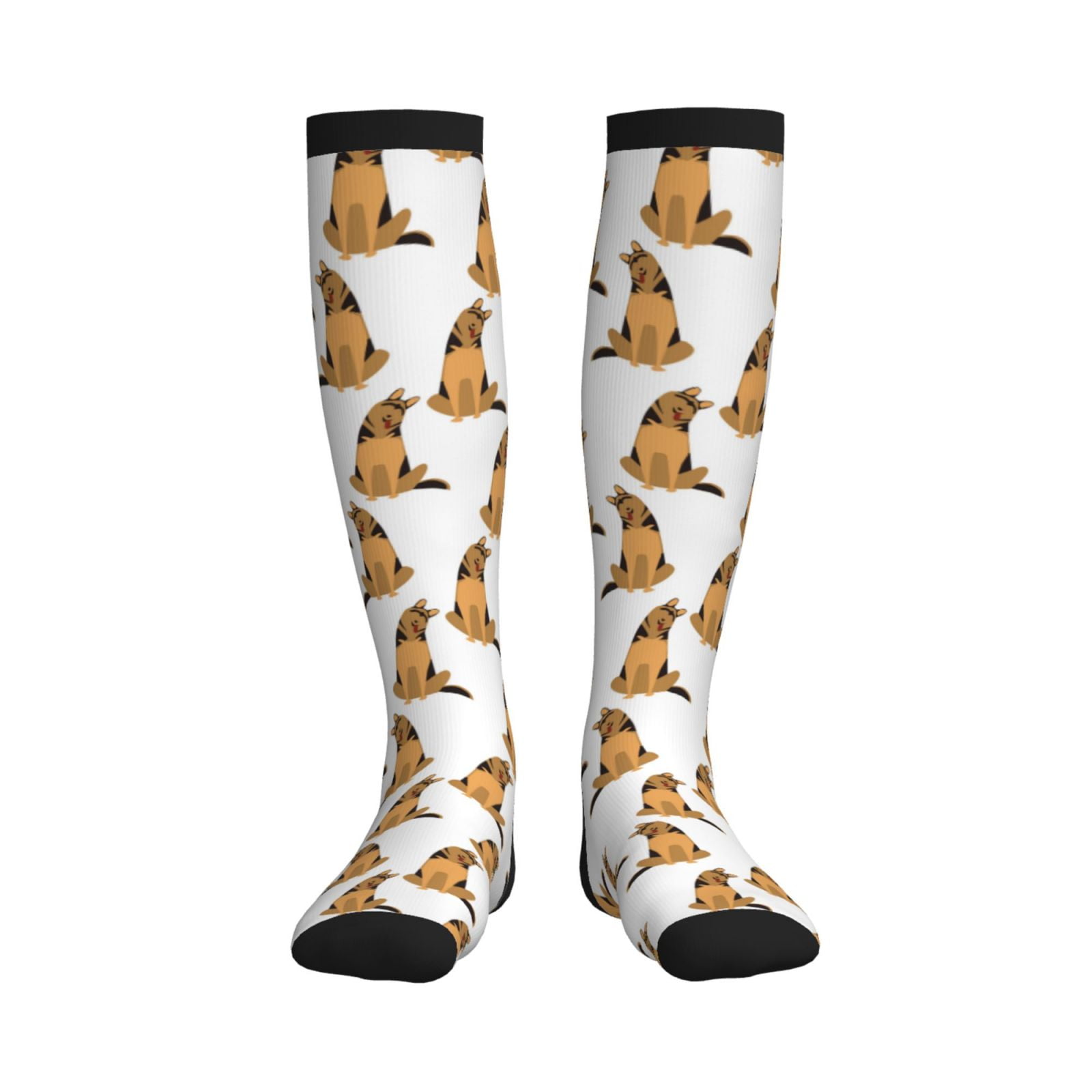 Bixox German Shepherd Dog Print Compression Socks,Compression Socks ...