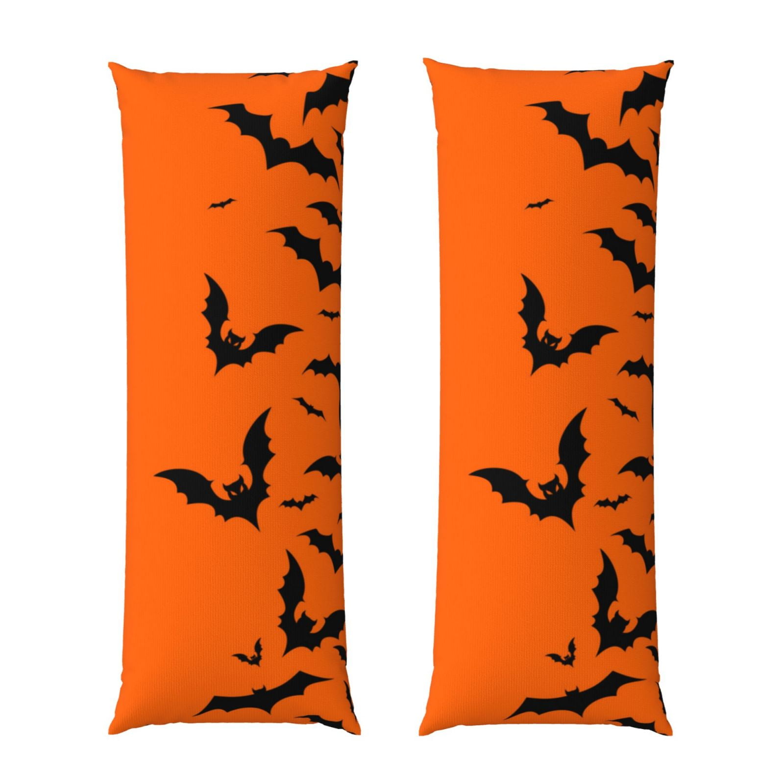 Bixox Halloween Bats Print Body Pillow Cover with Zipper Closure, Cozy ...