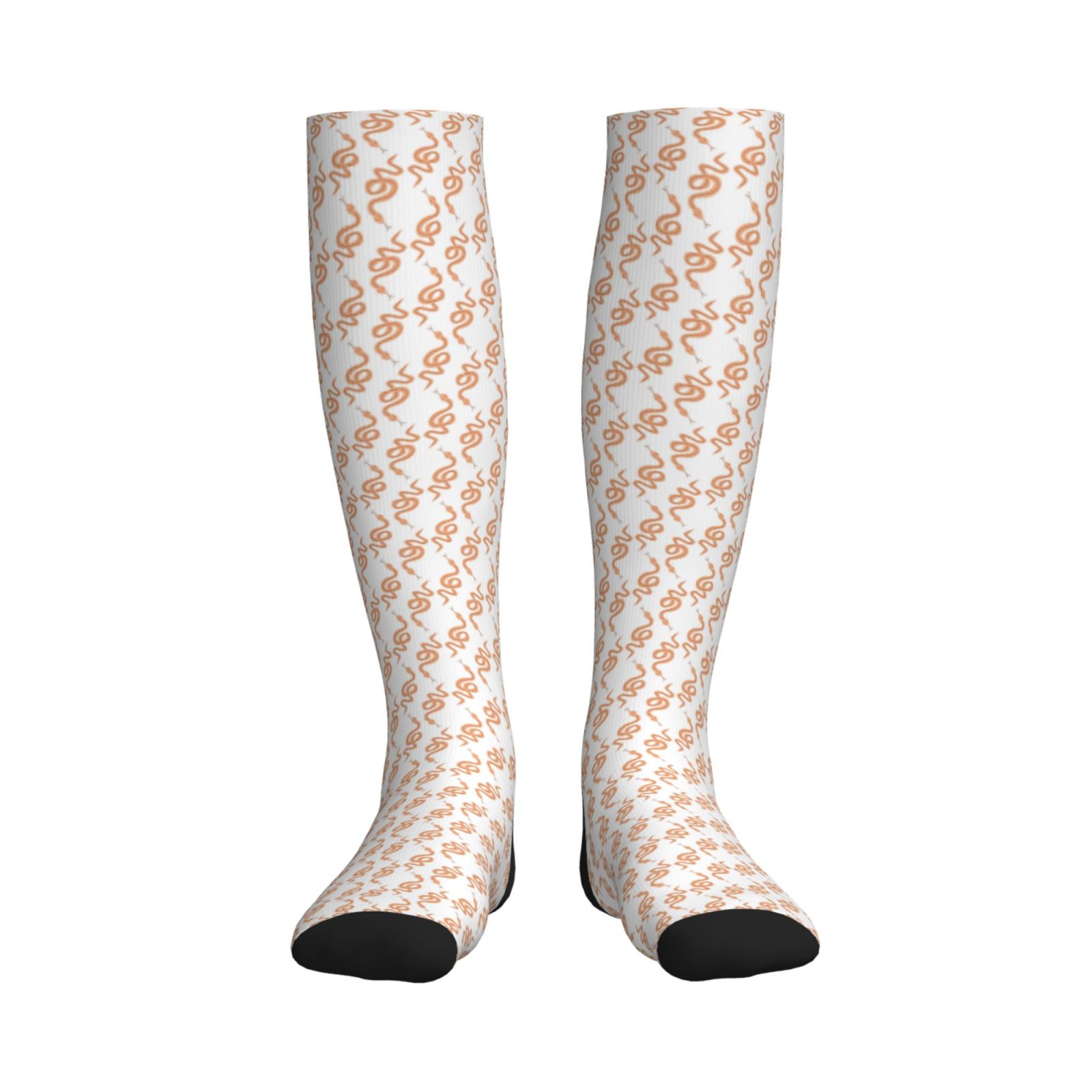 Bixox Hand Drawn Snake Print Compression Socks,Compression Socks Women ...