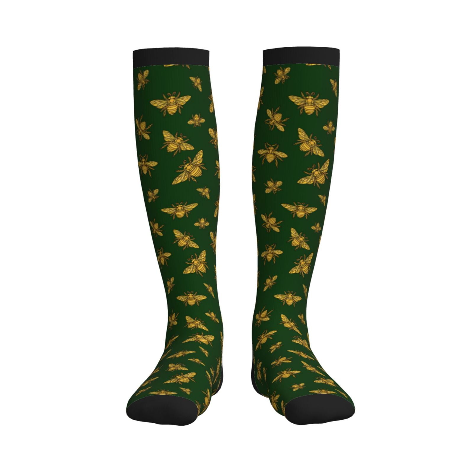 Bixox Hohey Bee Print Compression Socks,Compression Socks Women & Men ...