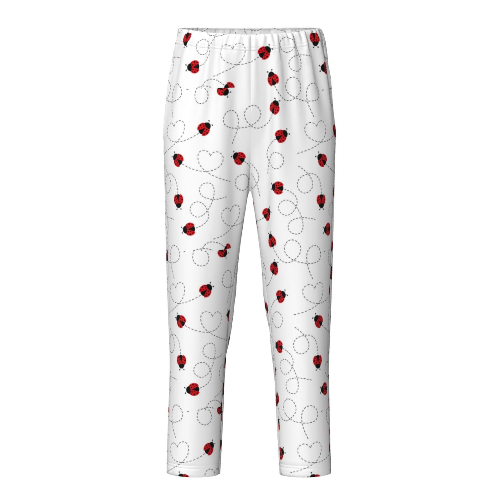 Bixox Ladybugs Flying On Dotted Route Print Boys Pajama Pants Sleep ...