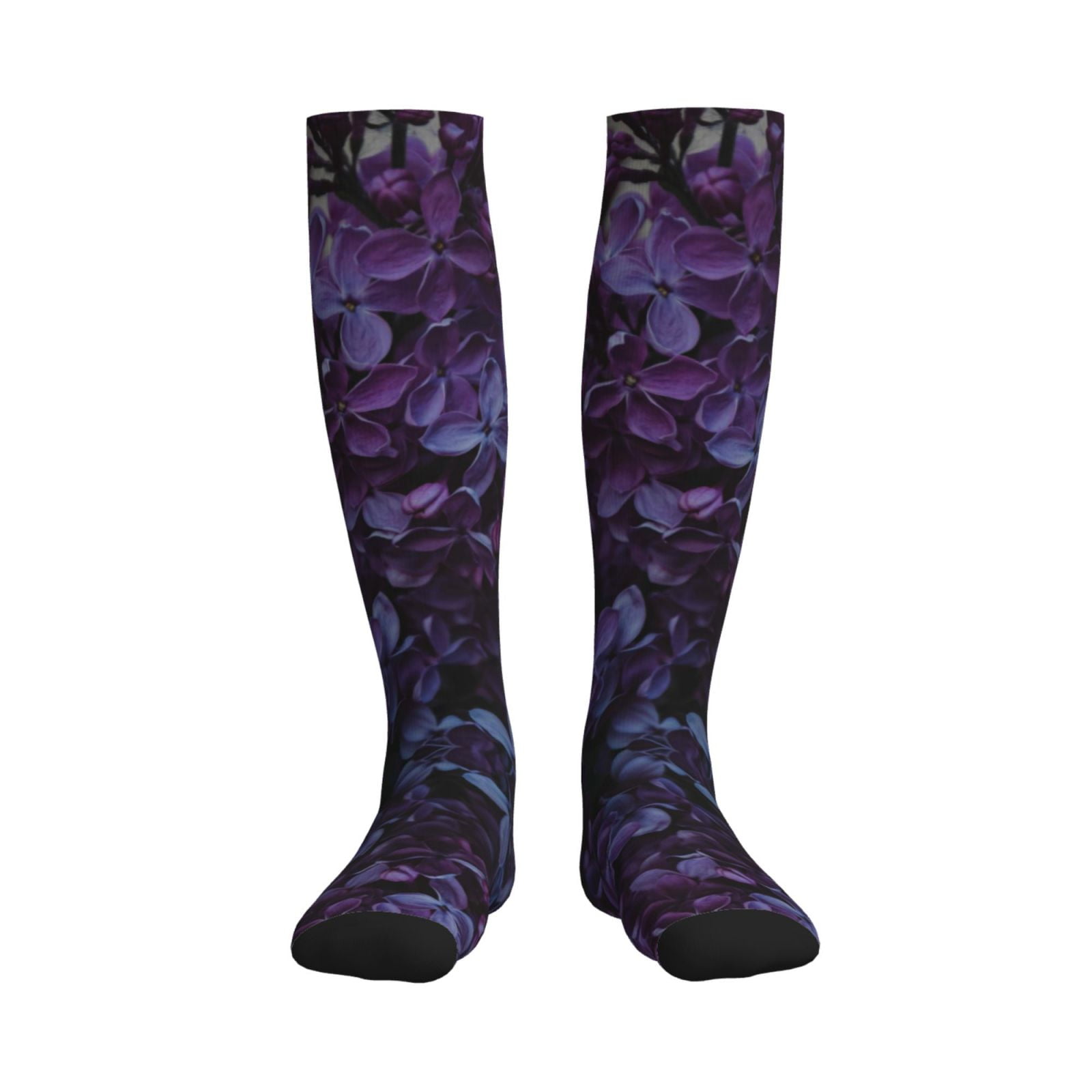 Bixox Lilac Print Compression Socks,Compression Socks Women & Men ...