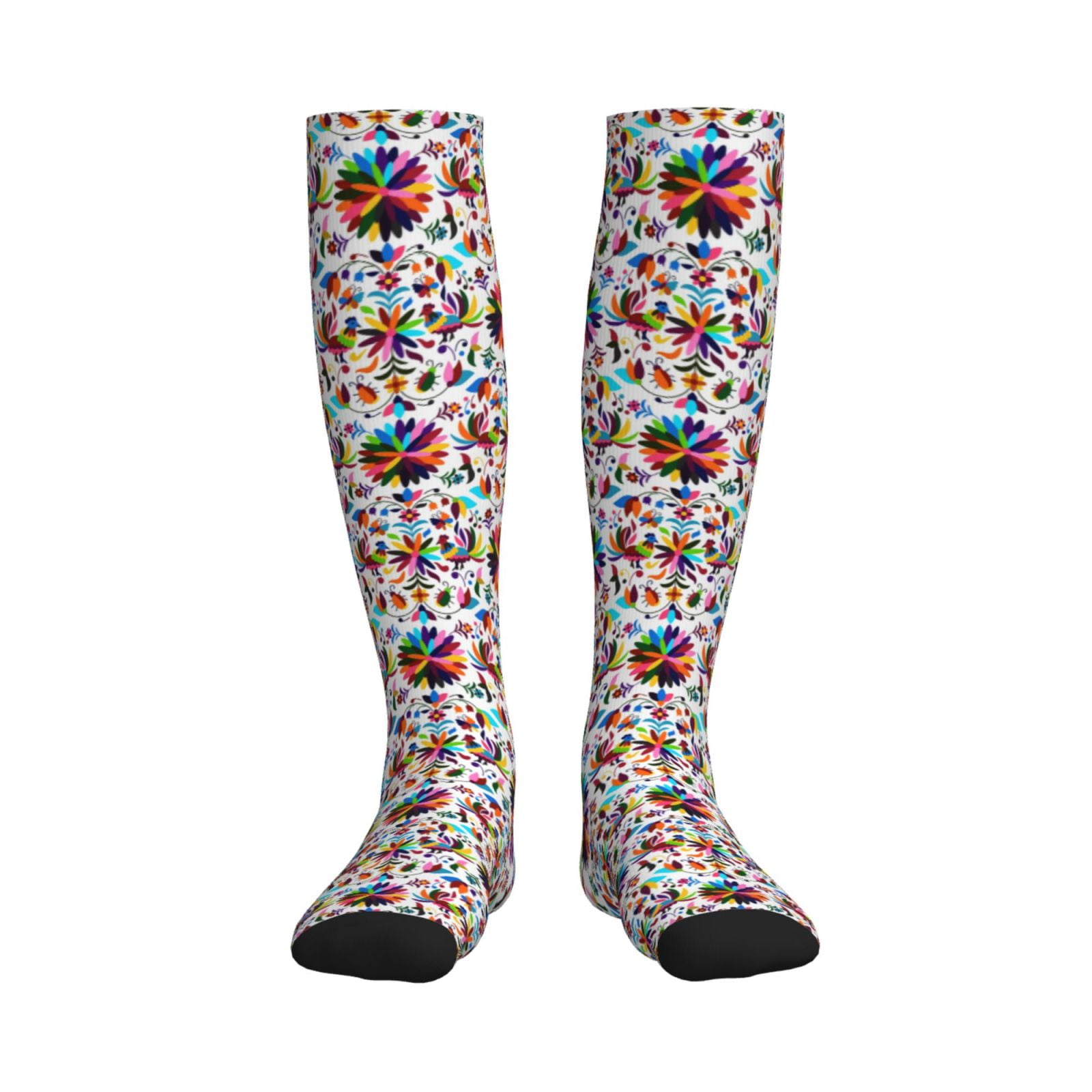 Bixox Mexican Bright Style Print Compression Socks,Compression Socks ...