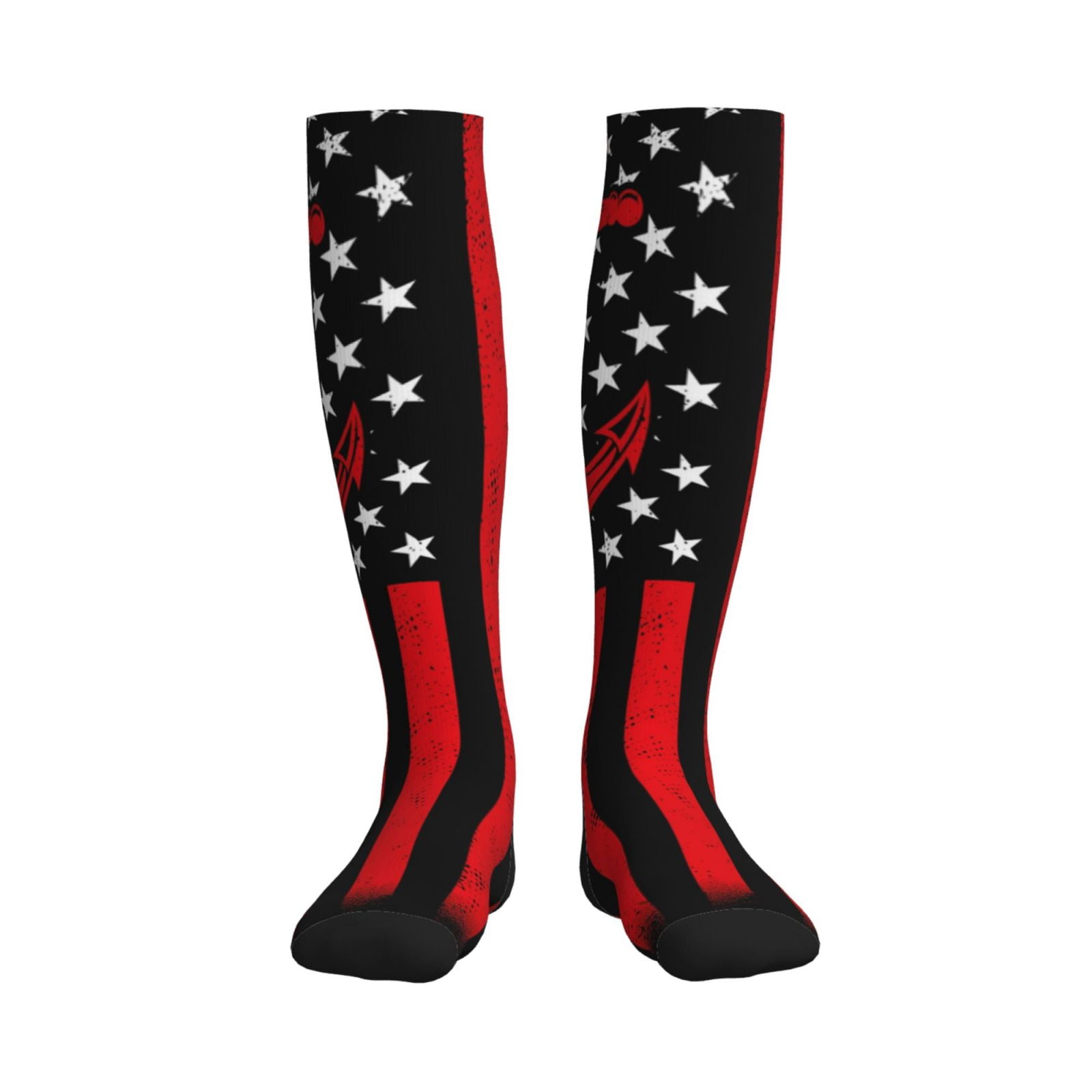 Bixox Nautical American Flag Print Compression Socks,Compression Socks ...