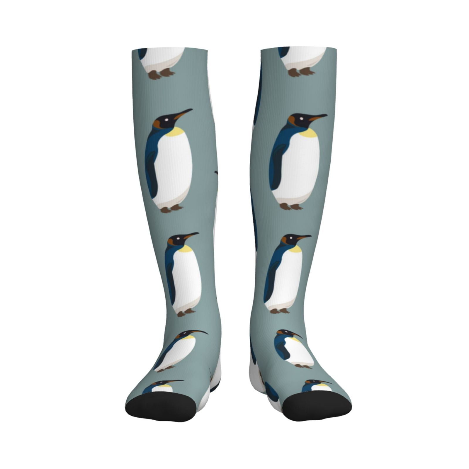 Bixox Penguin Print Compression Socks,Compression Socks Women & Men ...